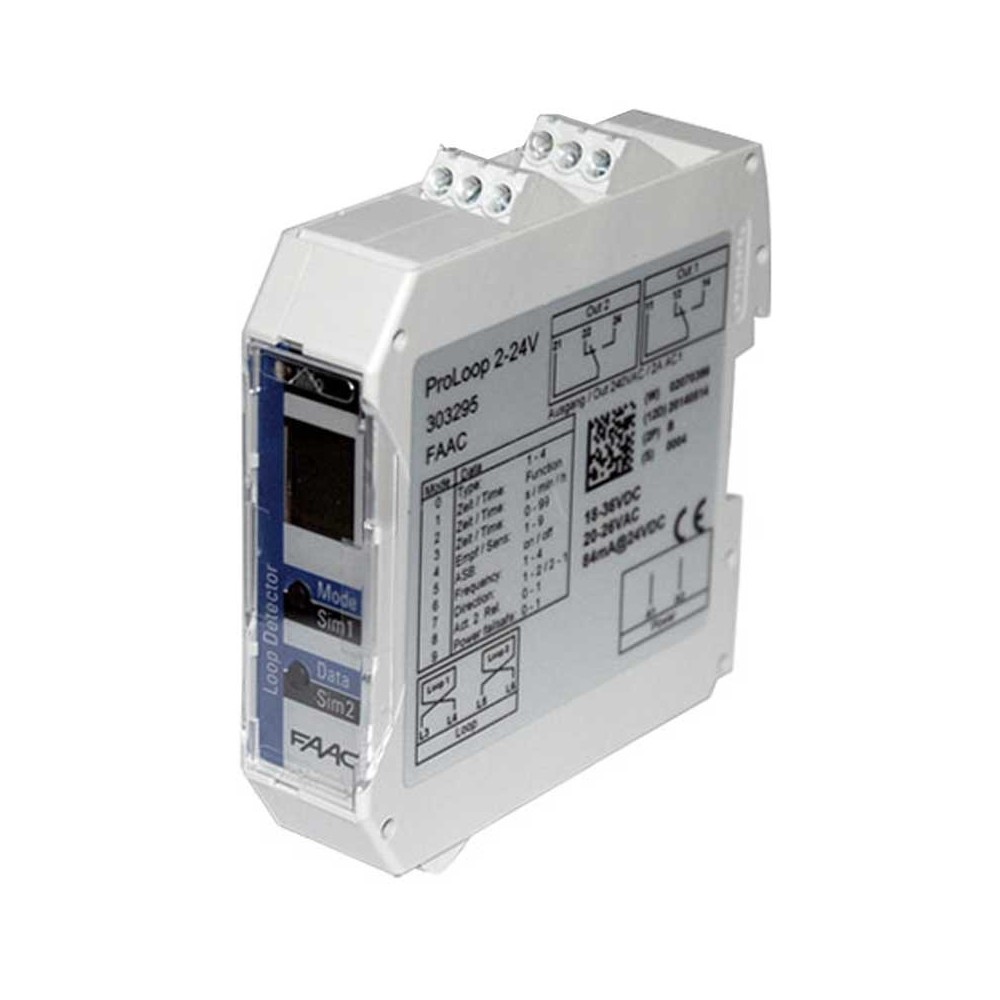 PROLOOP 1-24V Loop Detector | FAAC