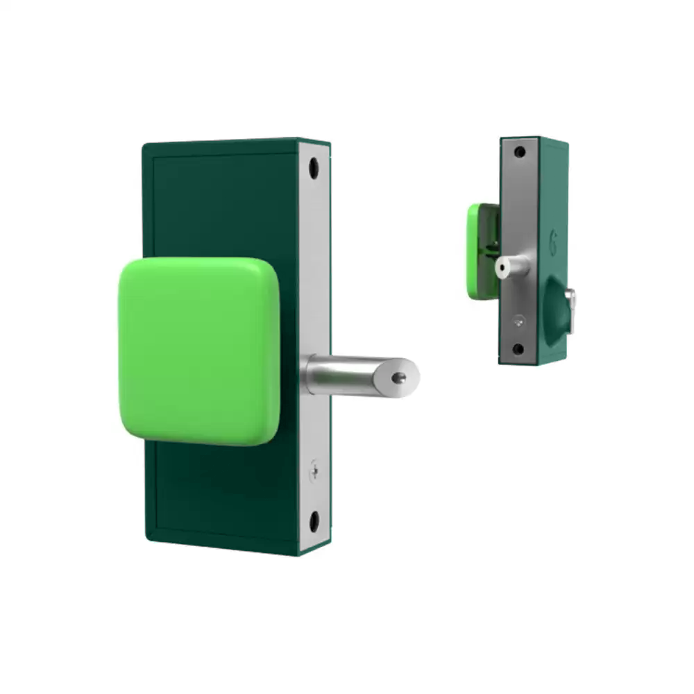 SUPERLOCK QUICK EXIT GATE LOCK SHROUD GREEN Gate Lock Shroud | GATEMASTER