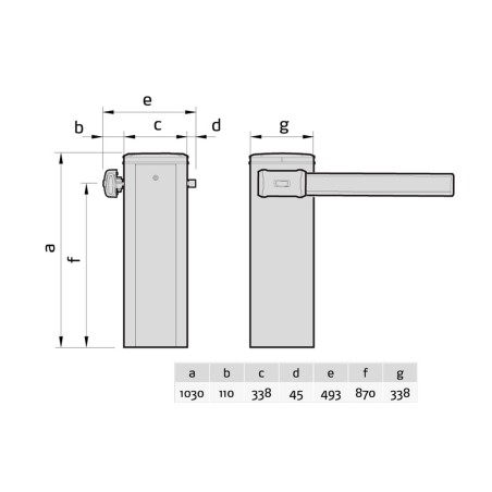 BFT MAXIMA ULTRA 36 XL 6m barrier kit Automatic Barrier Kit | BFT