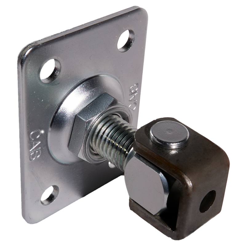 CAIS HP 16 R (M16) Adjustable Gate Hinge on Steel plate | Metalines