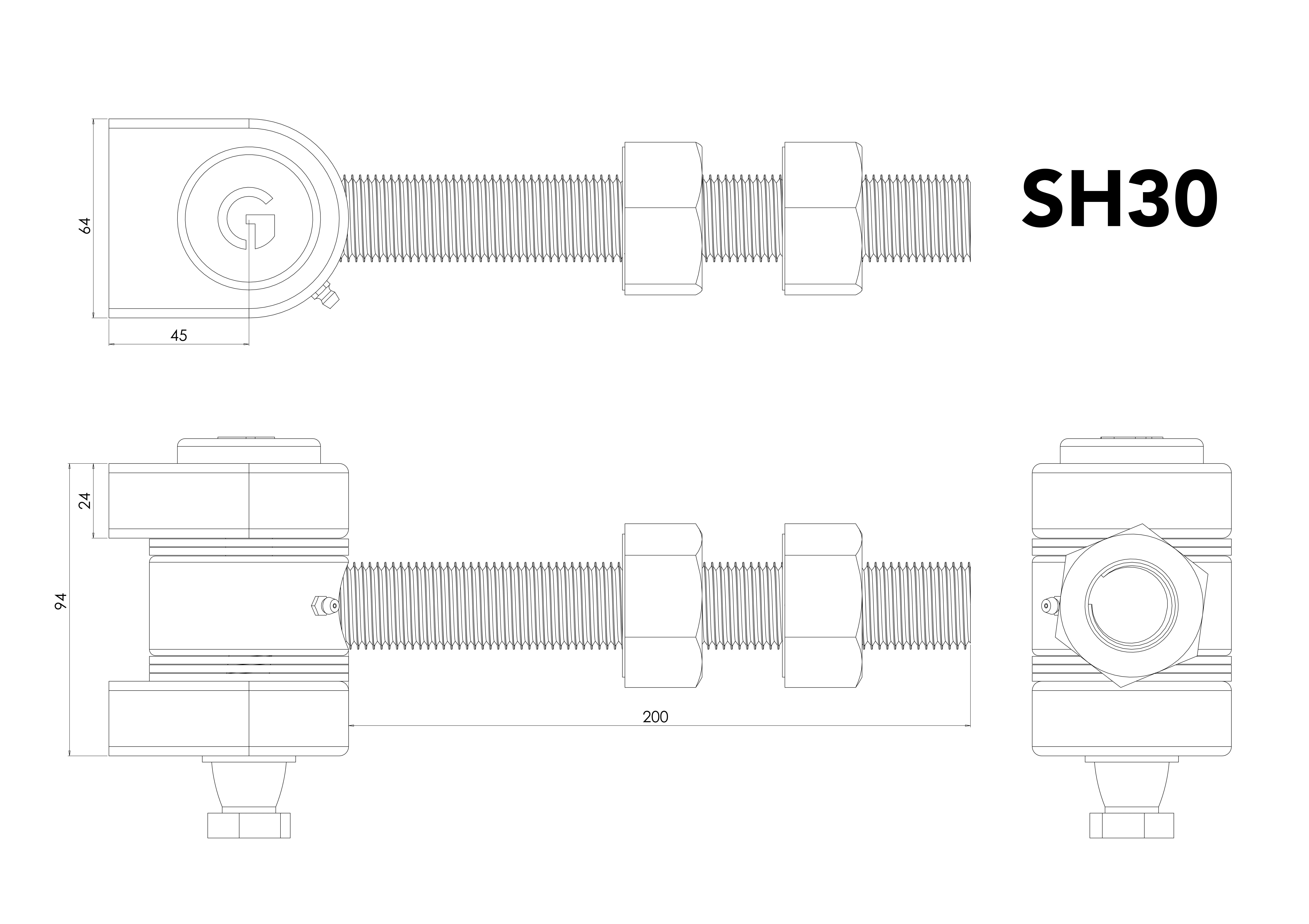 GATEMASTER SUPERHINGE 30MM SH30 Hinge | GATEMASTER