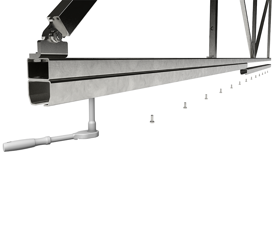 Complete Cantilever Sliding Gate Frame 4m opening x 1.5m | Cais Connect60