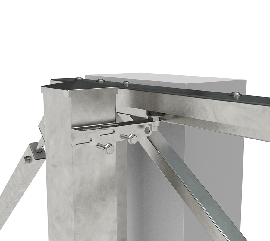 Complete Cantilever Sliding Gate 4m x 1.3m | Metalines.com