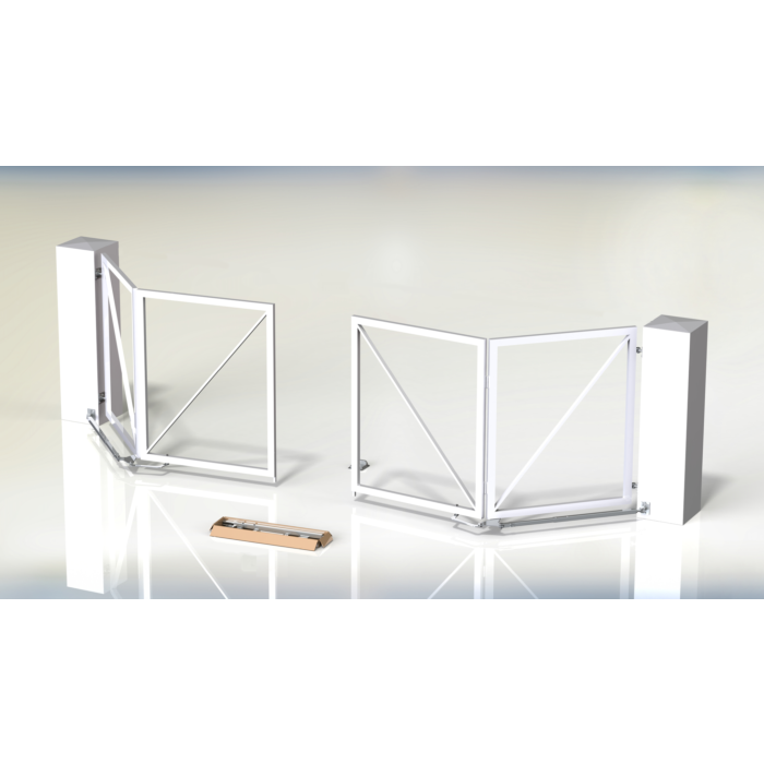 Twin Drive E-Box for Bi-Folding Double Leaf Swing Gates | CAIS HARDWARE