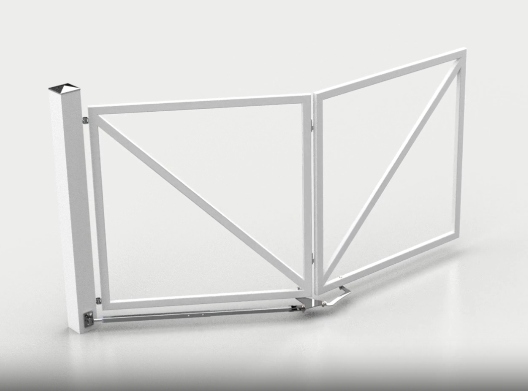 Twin Drive E-Box for Bi-Folding Single Leaf Swing Gate | CAIS HARDWARE