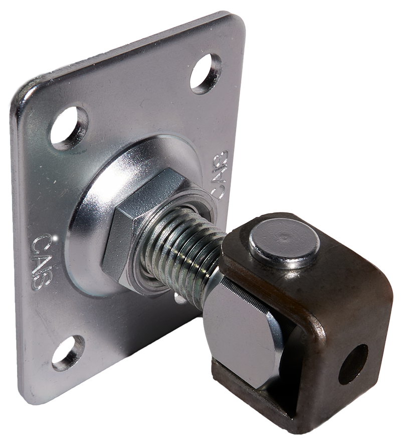 CAIS HP 24 R (M24) Adjustable Gate Hinge on Steel plate | Metalines