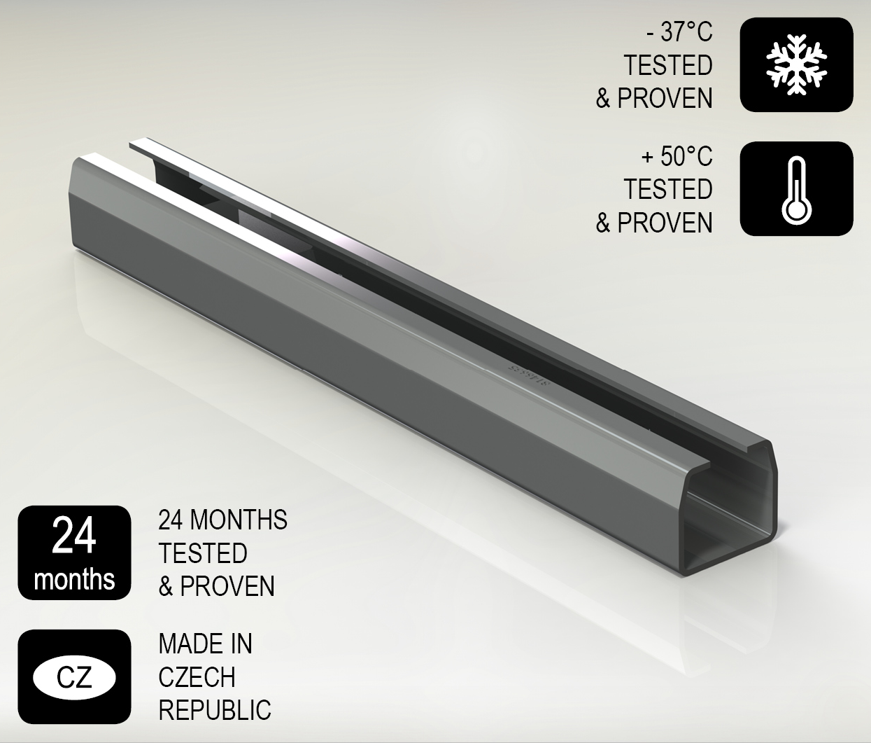 CAIS STAGE MZ2 CANTILEVER GATE TRACK Monorail | CAIS HARDWARE