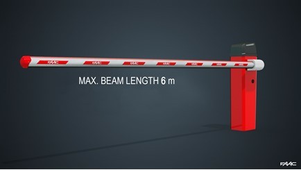 FAAC B614 4m Round Beam Barrier Kit (B614 4M RND KIT)